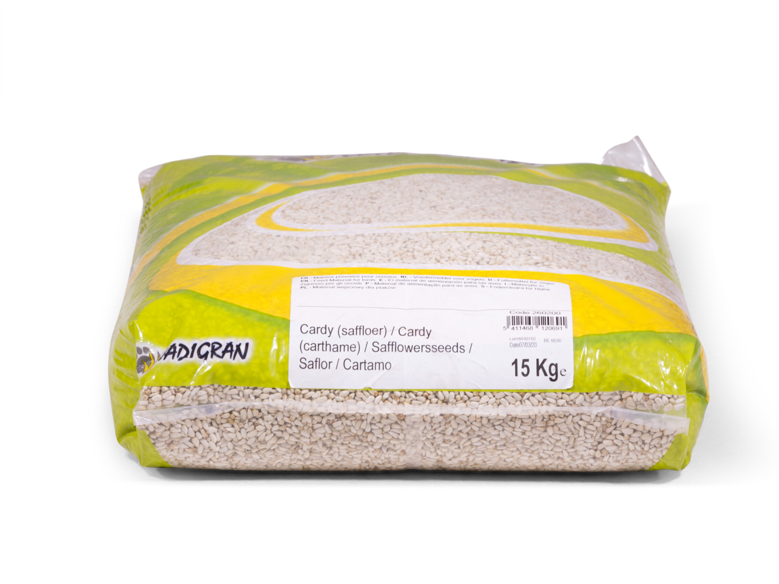 Grains et graines simples - Nourriture - OiseauxCardy 15 Kg - Vadigran