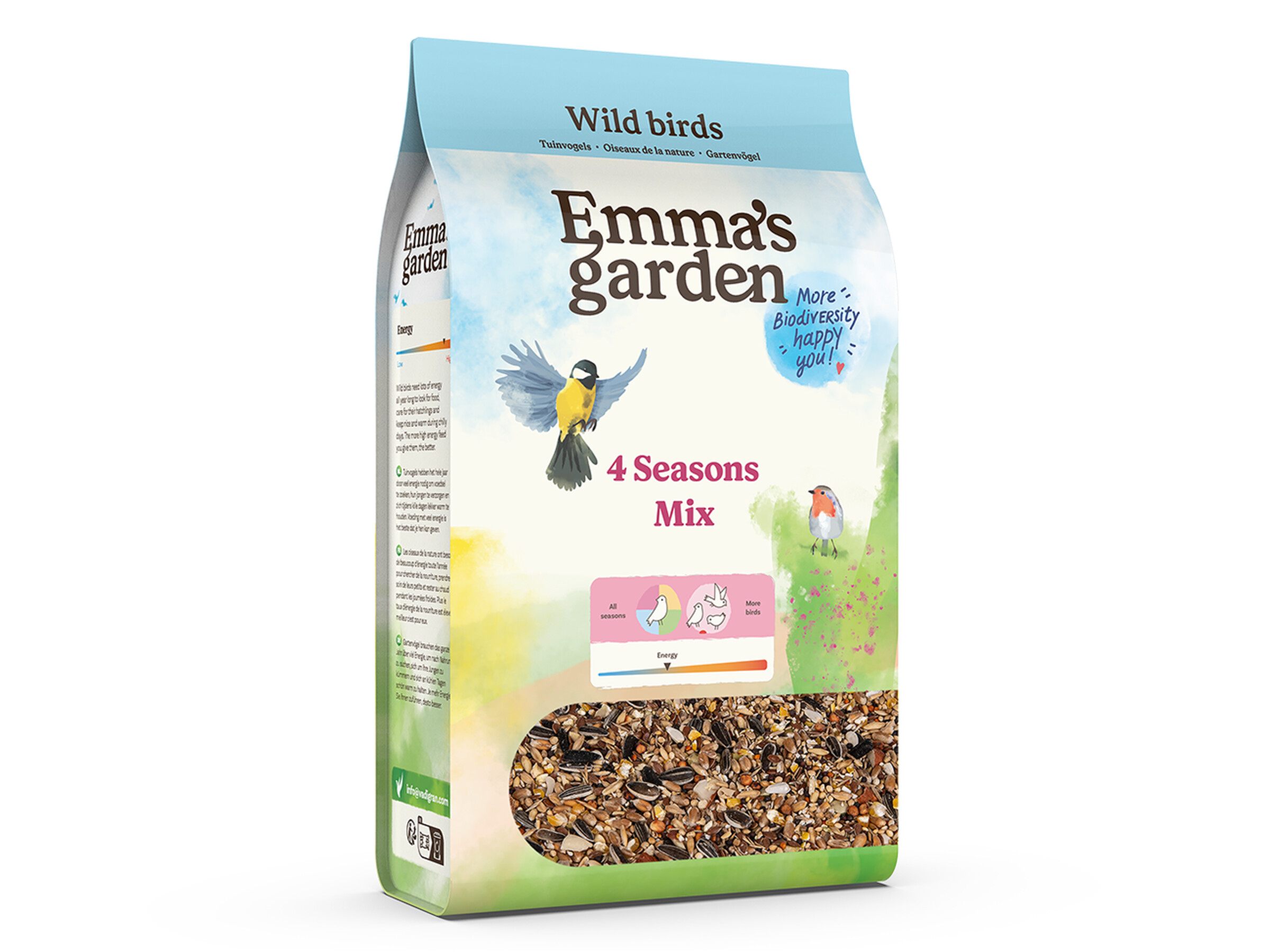 Mixtures seeds - Mixtures seeds & Feeders - Wild birds Emma's Garden4 ...