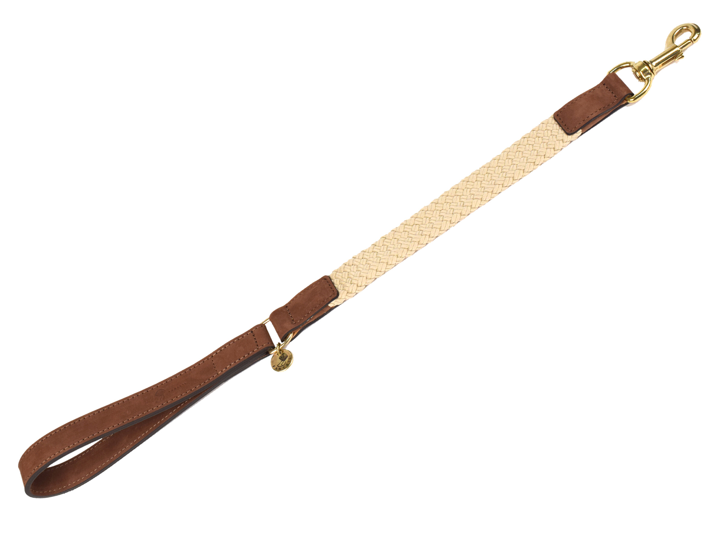 HB en LB Fantail - Wandelen - HondLeiband Tau kort donkerbruin - Vadigran