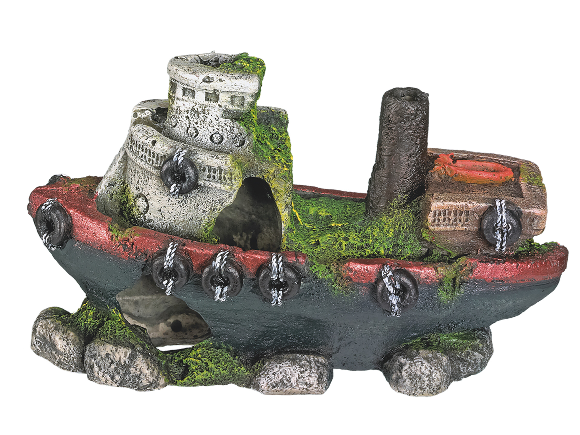 Decoratie vis - Aquariums & Accessoires - VissenAqua Deco Visserschip ...