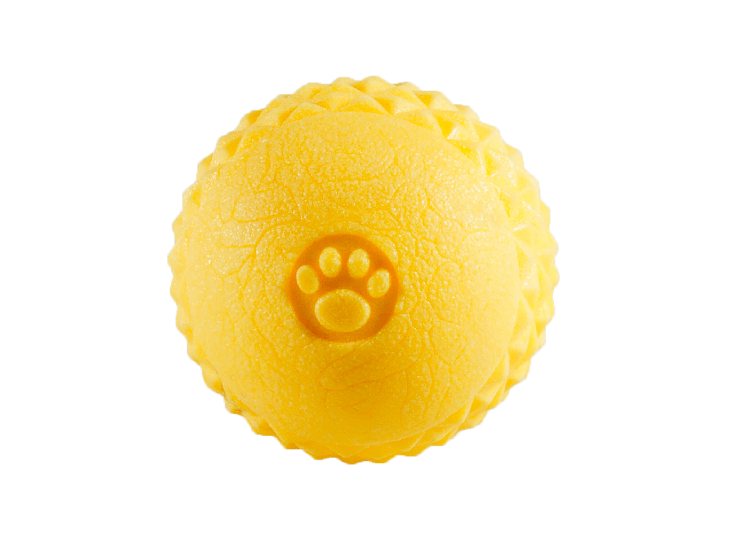 TPR - Toys - DogToy dog TPR ball Yellow Vanilla 6,4cm - Vadigran