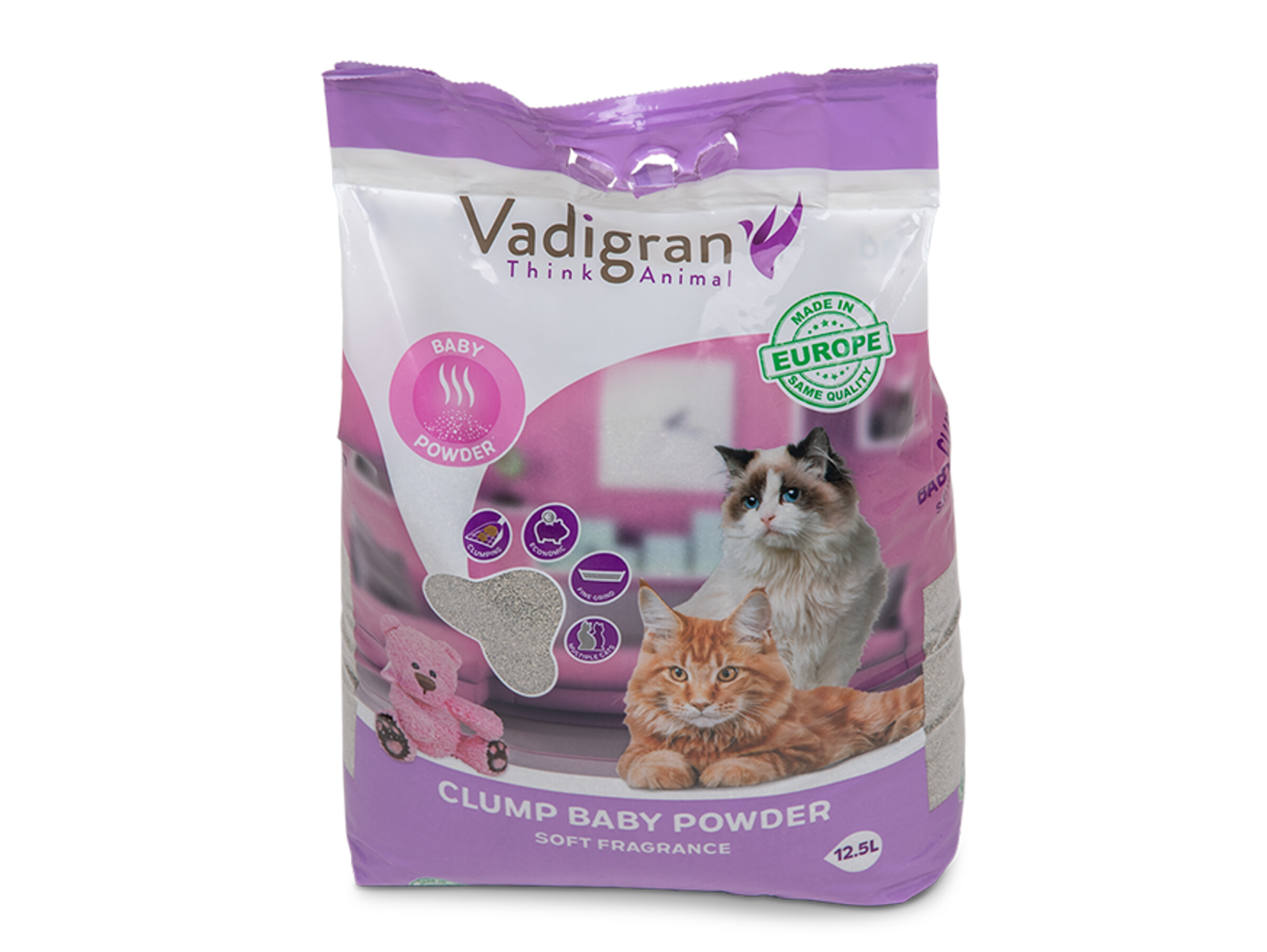 Vadigran cat litter - Cat litter - CatCat litter Bentonite Babypowder ...