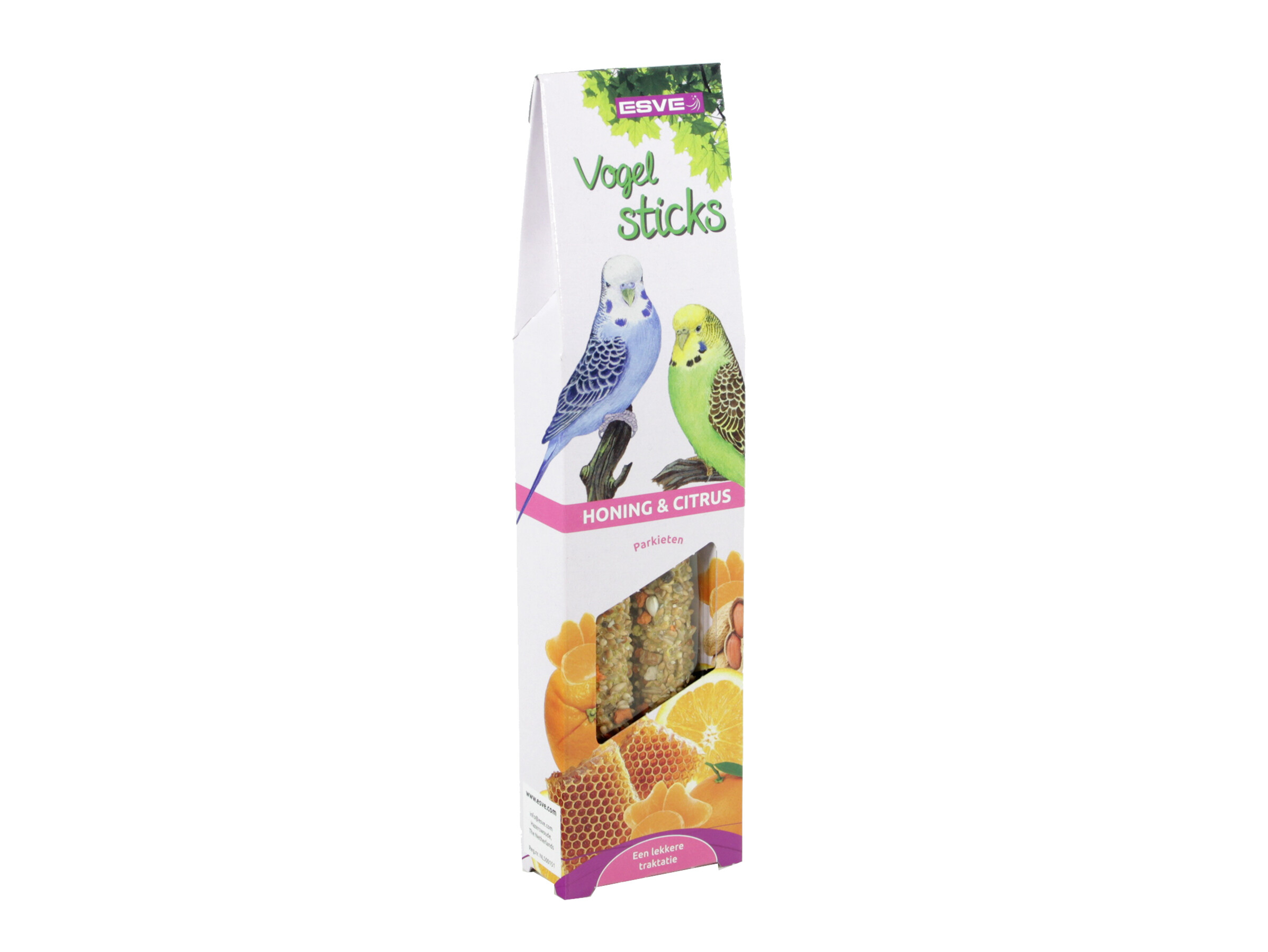 Snack ESVE bird - Snacks - BirdsBird Sticks parkeets lemon-honey - Vadigran