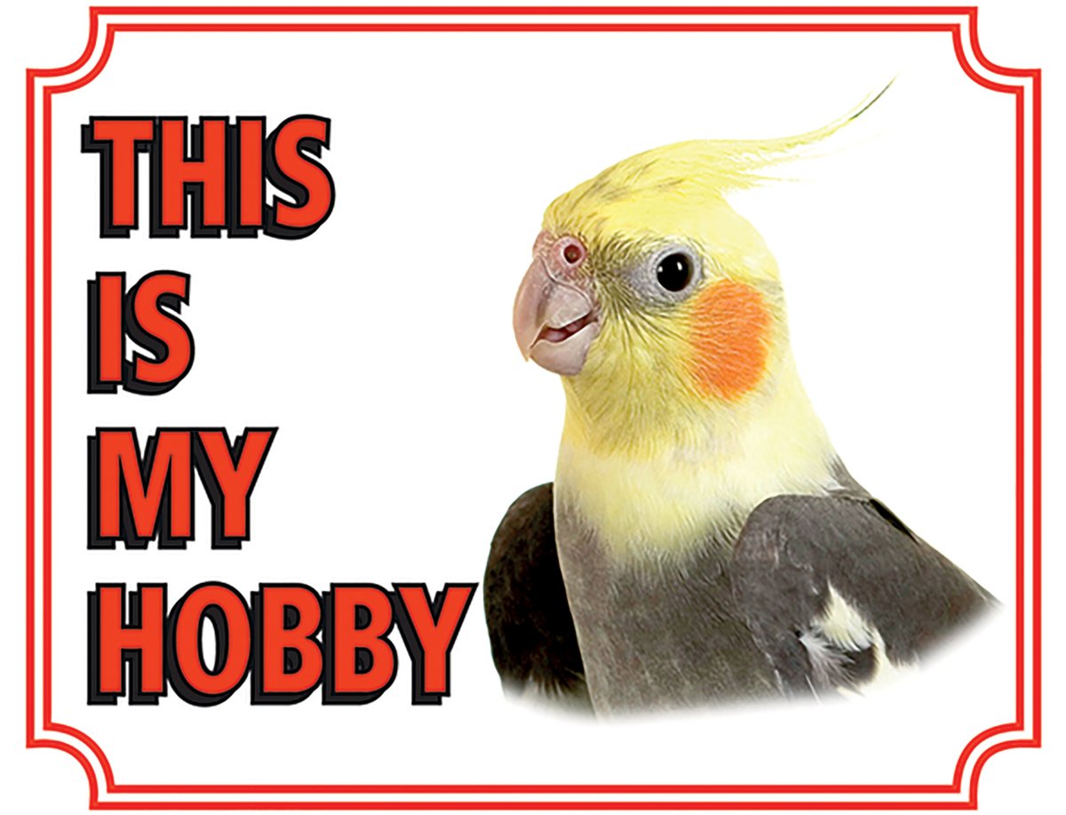 Warning sign bird - Decoratie - BirdsWarning sign cockatiel - Vadigran
