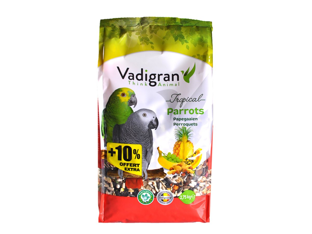 Original Bird - Food - BirdsParrot Tropical 2,5kg+250g - Vadigran