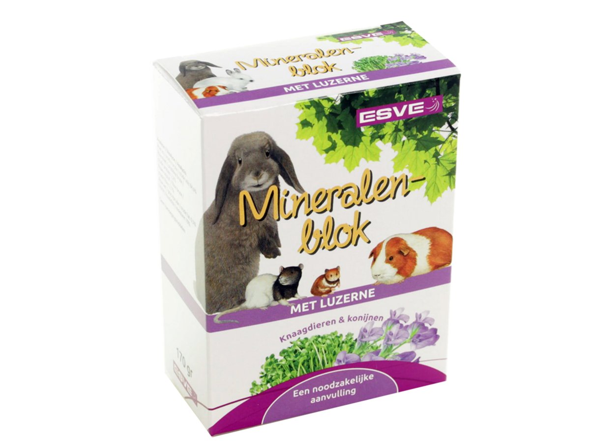 Snack Esve Rodent - Snacks - Small animalsDry Herb Mineral Block - Vadigran